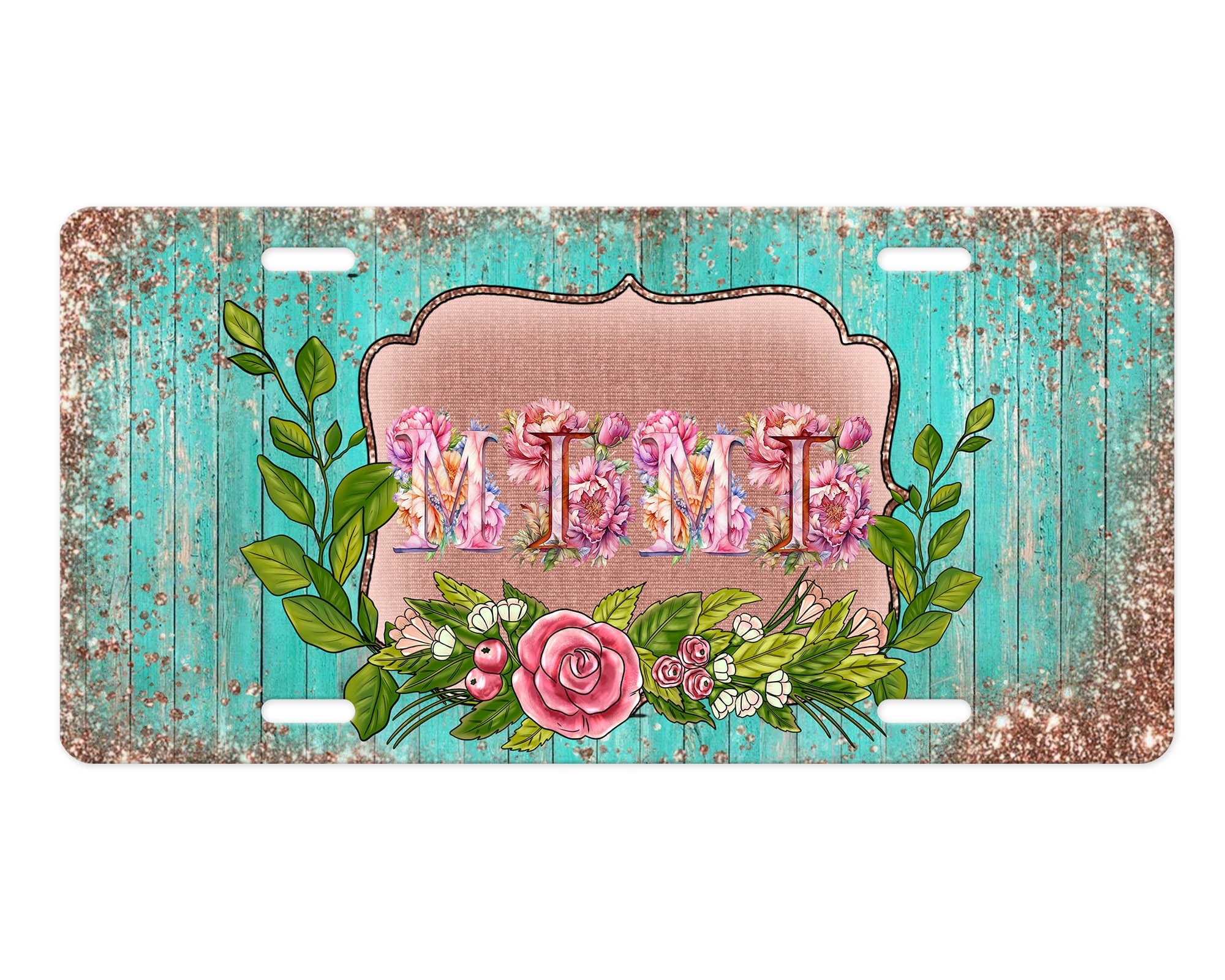 Mimi Vanity Decorative Front License Plate Cute Car License Plate Alum ...